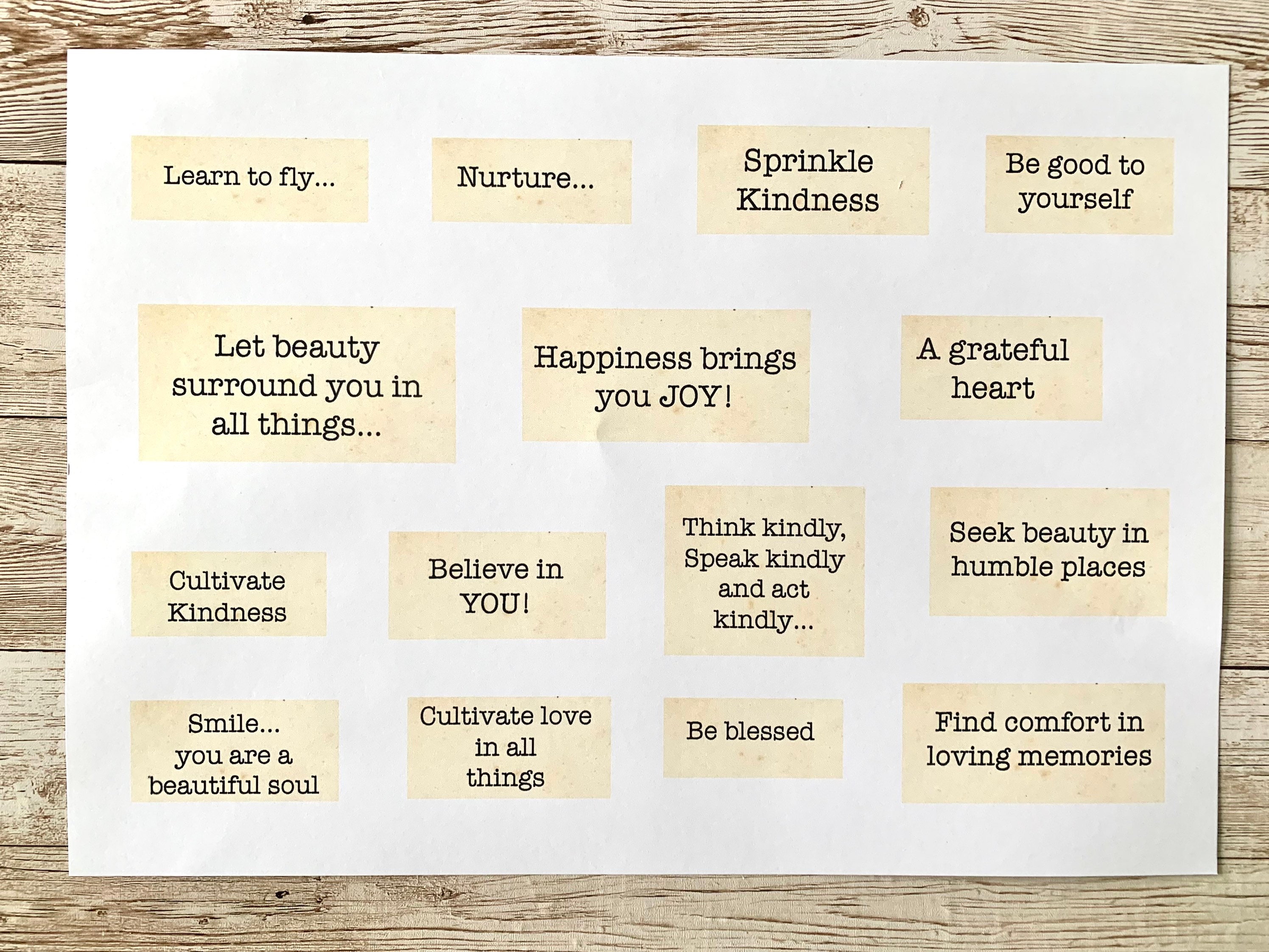 Sweet Sentiments Digital Sheets - Etsy Canada