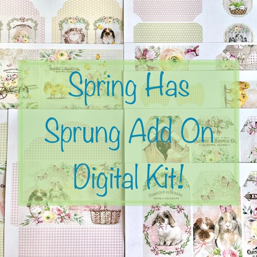 A4 Mini Spring Has Sprung DIGITAL Journal Kit - Etsy UK