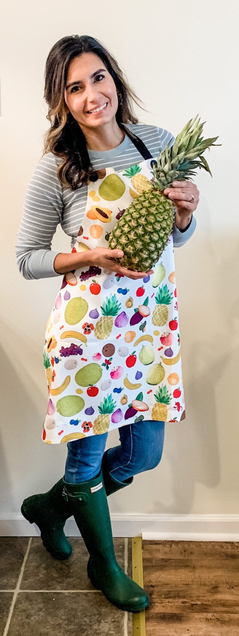 Fruit Apron Farmers Market Garden Apron Full Apron Gifts - Etsy