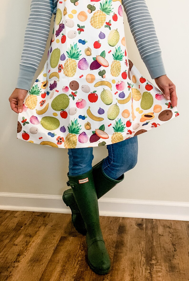 Fruit Apron Farmers Market Garden Apron Full Apron Gifts - Etsy