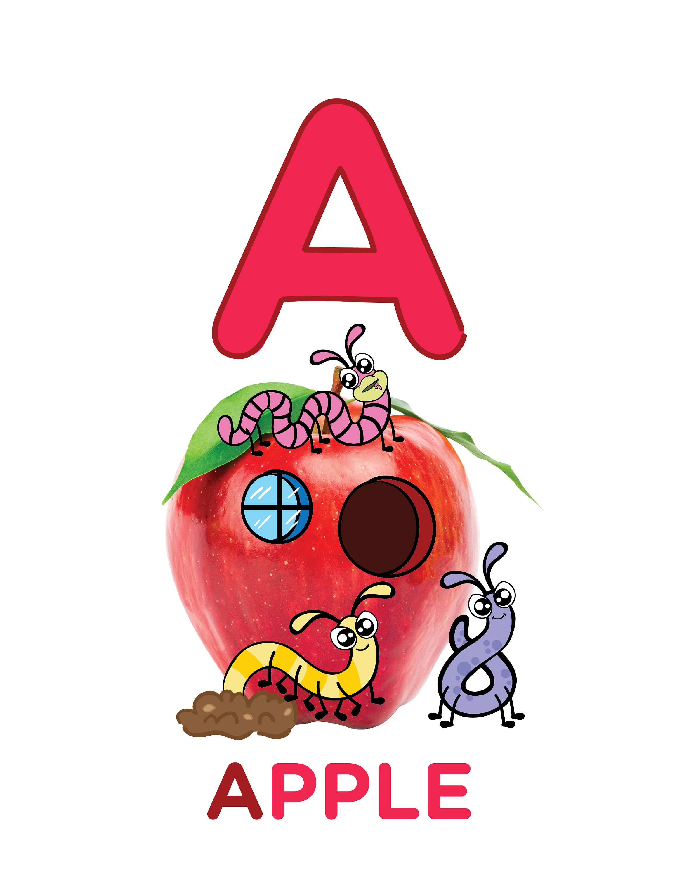 Fruit Alphabet Card Set, Nursery Decor, Nursery Wall Cards, ABC Letters ...