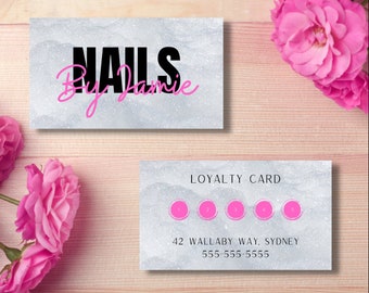 Nail Tech Loyalty Card - Etsy