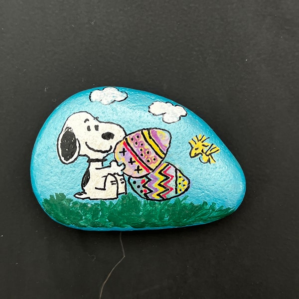 Snoopy Painted Rocks - Etsy
