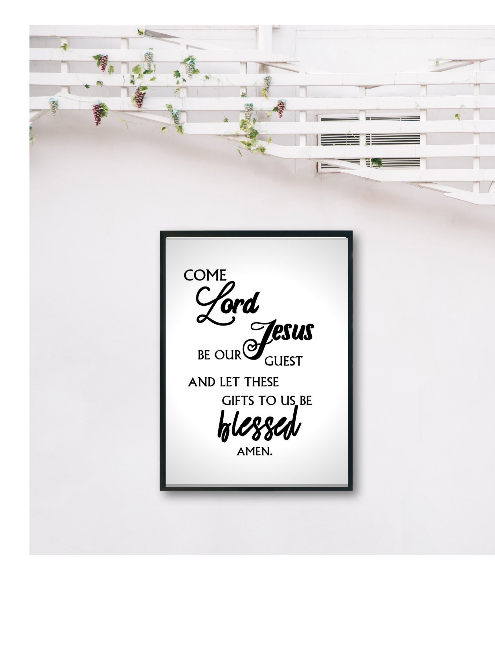 Ven Señor Jesús Signo de Oración Descarga Digital Impresión de ...