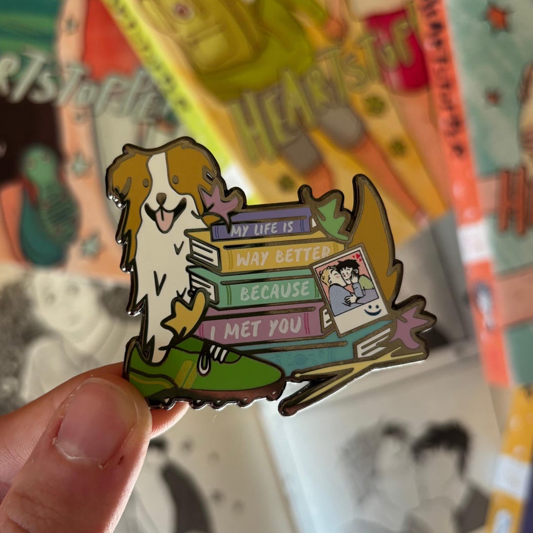 Heartstopper - Story Stack - Enamel Pin - Etsy