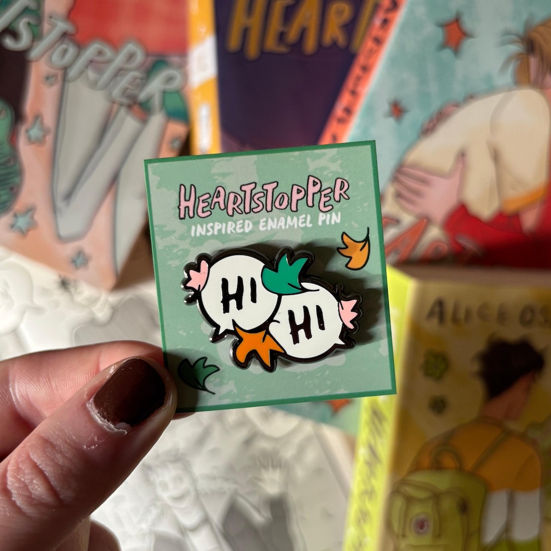 Hi Heartstopper Inspired Pin - Etsy