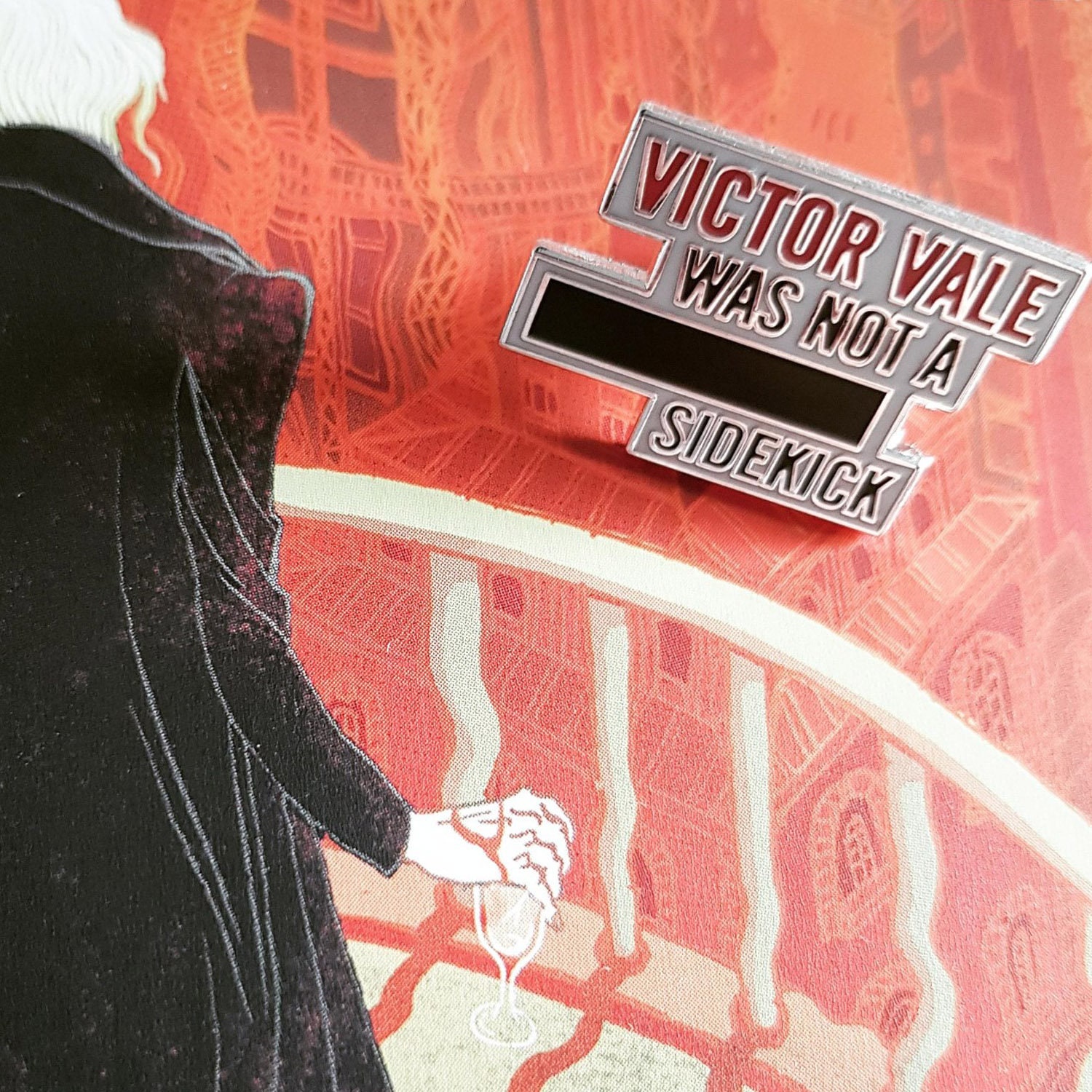 Victor Vale Sidekick Vicious Enamel Pin | Etsy