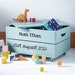 Personalised Wooden Toy Box - Etsy
