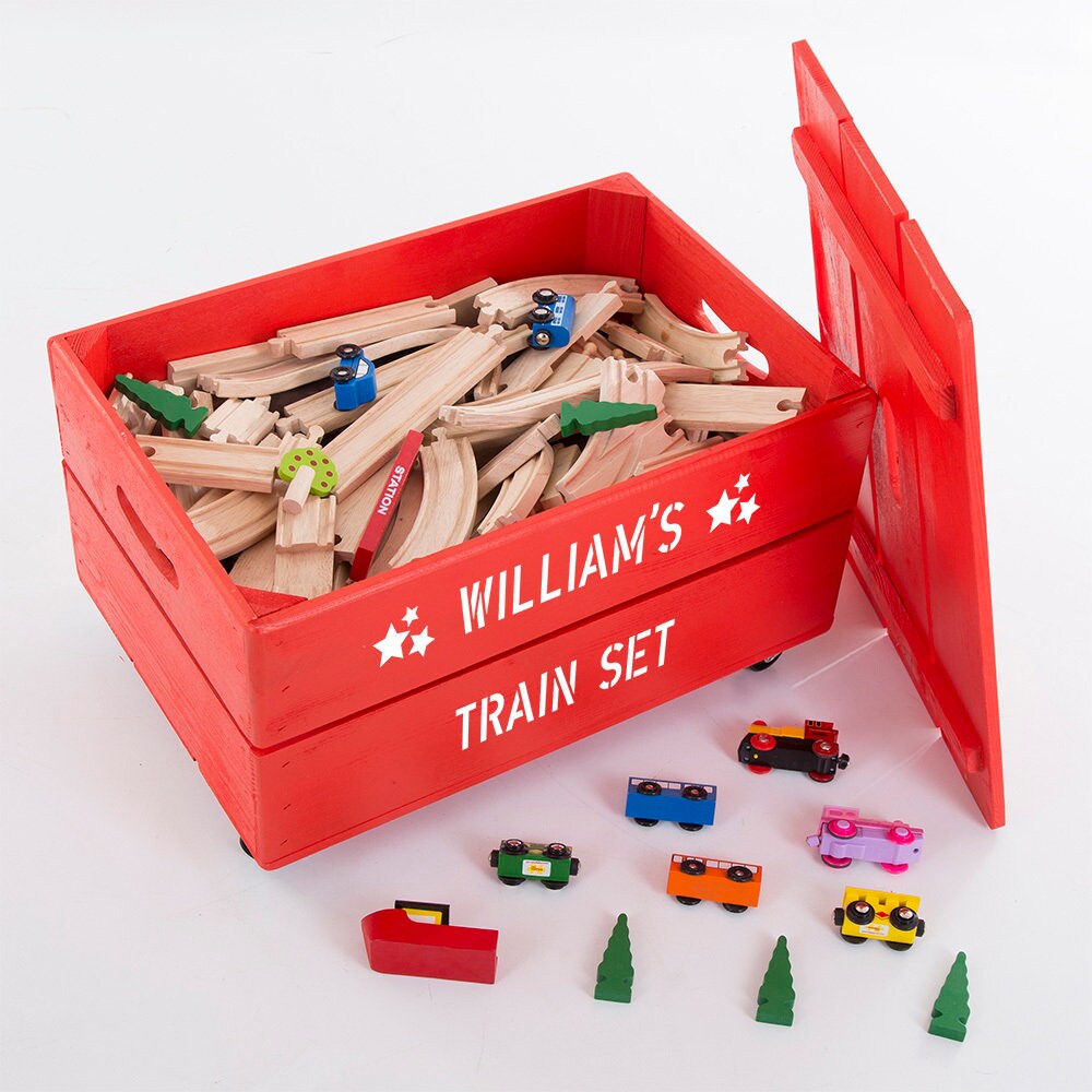 Personalised Wooden Toy Box - Etsy