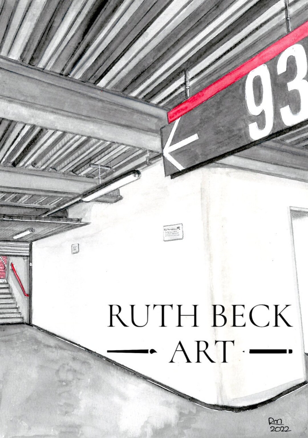 Block Entrance 93 Arsenal Emirates Stadium Islington Painted in ...