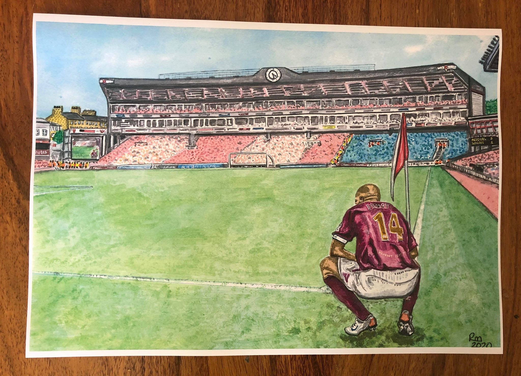 HENRY AT HIGHBURY Last Day at the Arsenal Stadium Stadium - Etsy UK