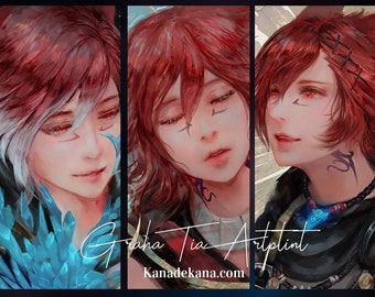 FFXIV Crystal Exarch G'raha Tia Silver Foil 11x17 - Etsy