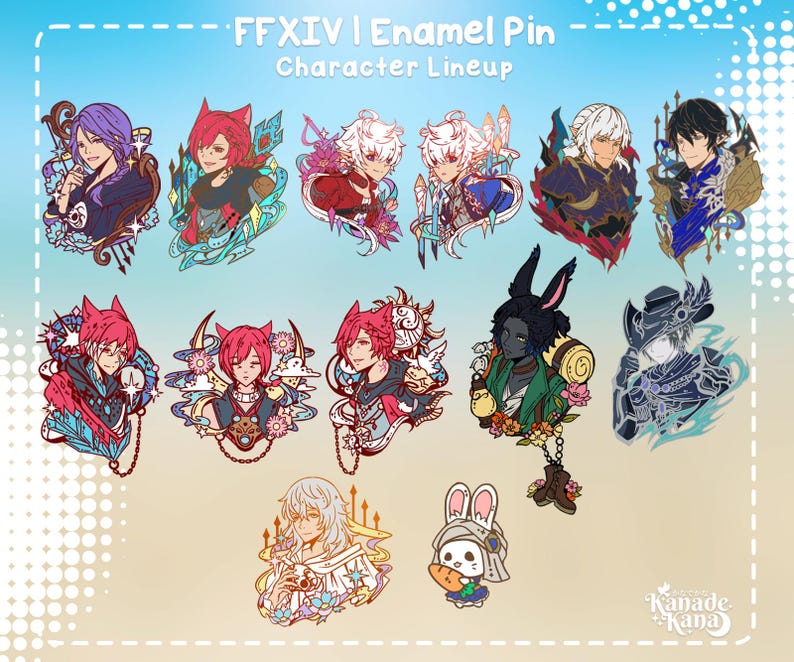FFXIV Aymeric Enamel Pin - Etsy