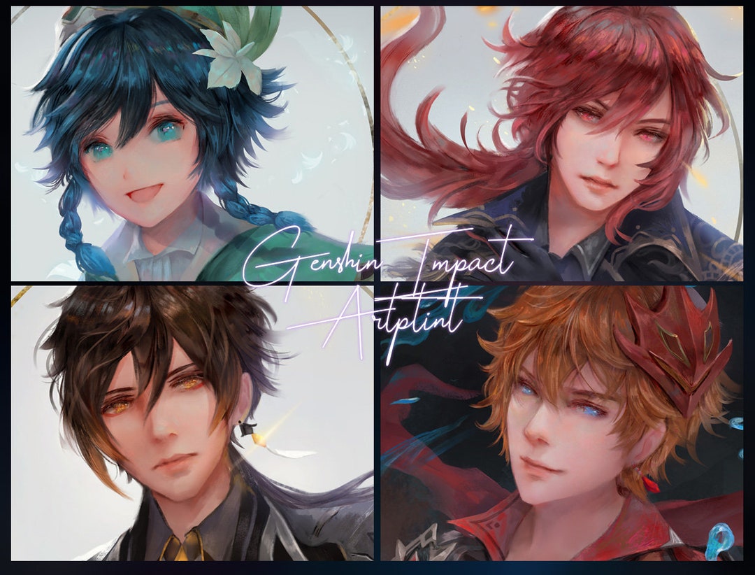 Genshin Impact Artprint - Etsy