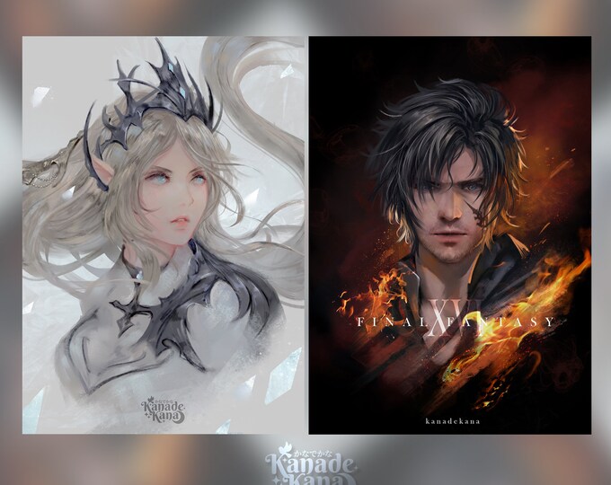 Final Fantasy XVI Clive- Limited Edition Fine Art Print -FFXVI Poster ...