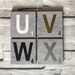 Personalised Large Wooden Scrabble Wall Art Tiles With Score Numbers ...