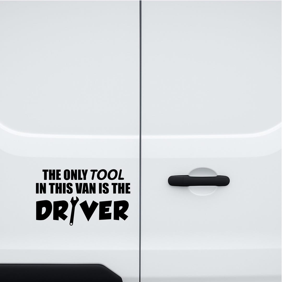 Funny Van Driver Vinyl Decal: Vehicle Bumper Sticker - Etsy