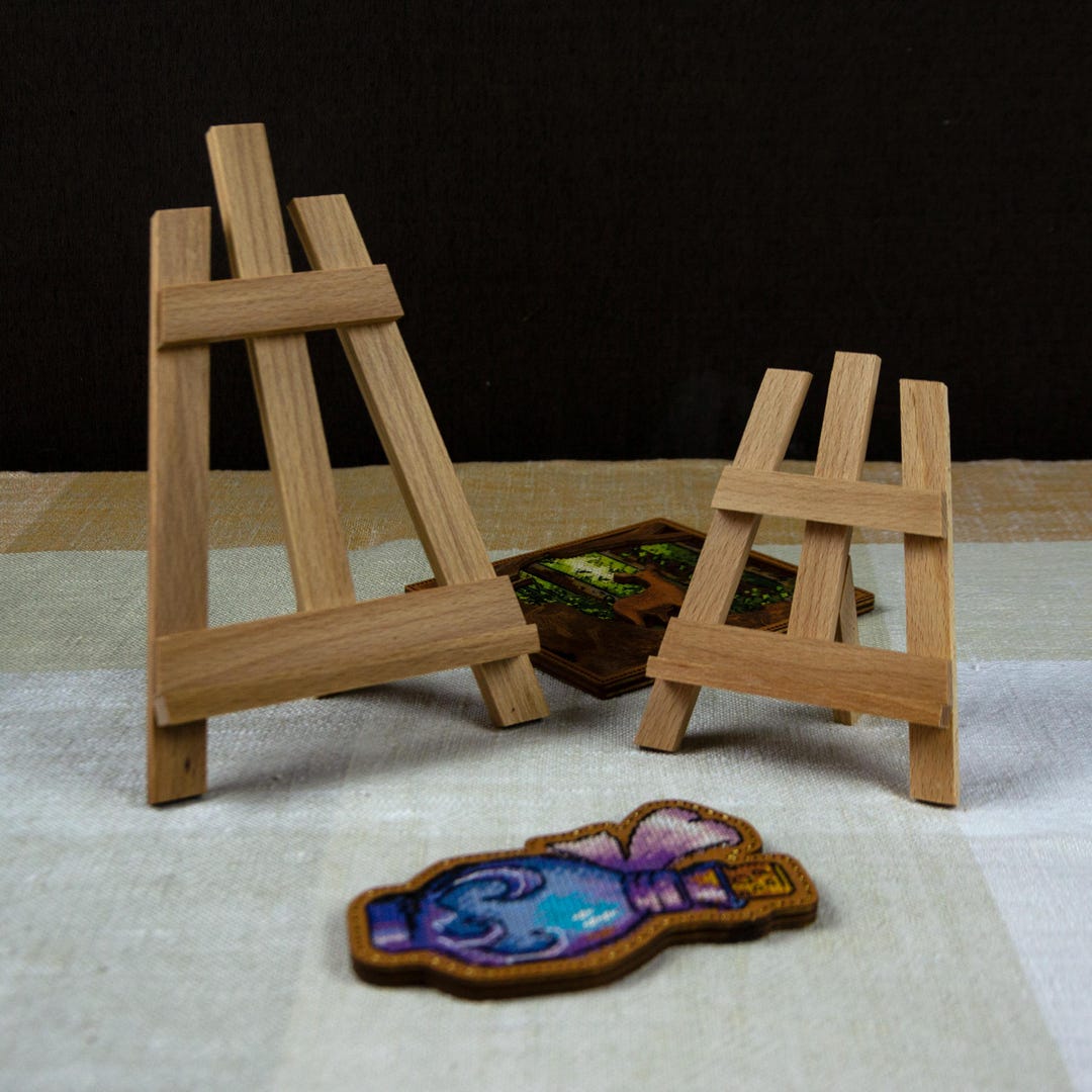 Wooden Small Easel 3 Sizes, Small Art Easel, Tabletop Photo Holder ...