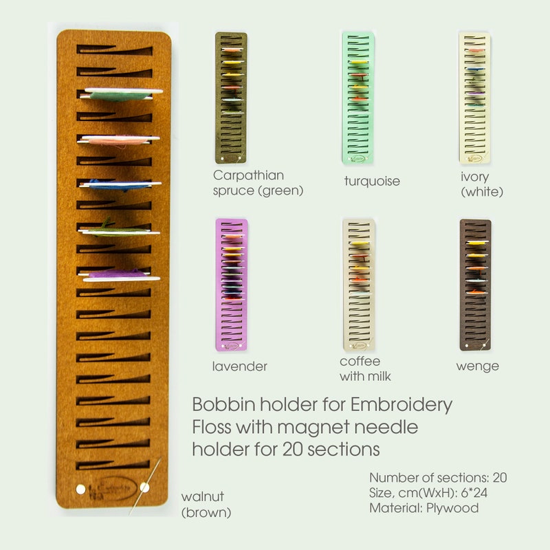 Wooden Bobbin Holder - Etsy
