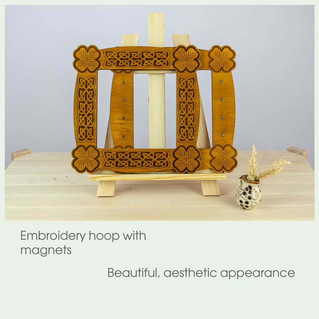 Handmade Magnetic Frame for Displaying Embroidery, Cross Stitch Holder ...