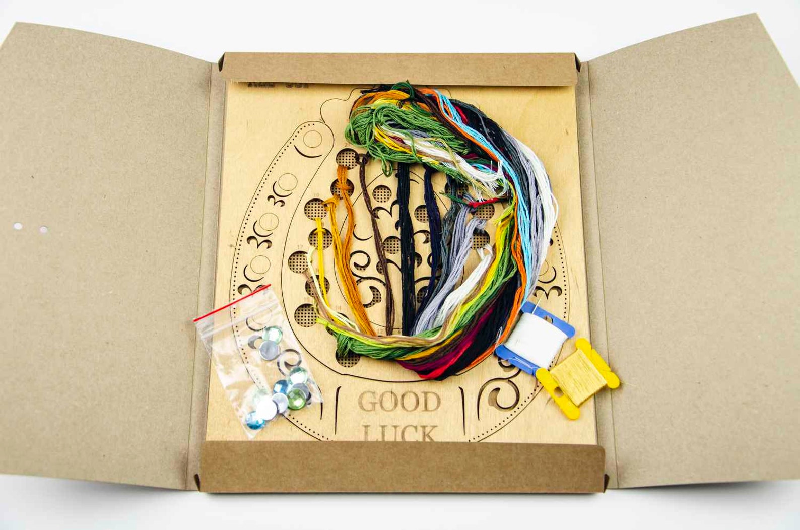 Pot of Gold "for Good Luck", Kit for Embroidery With Thread Based on ...