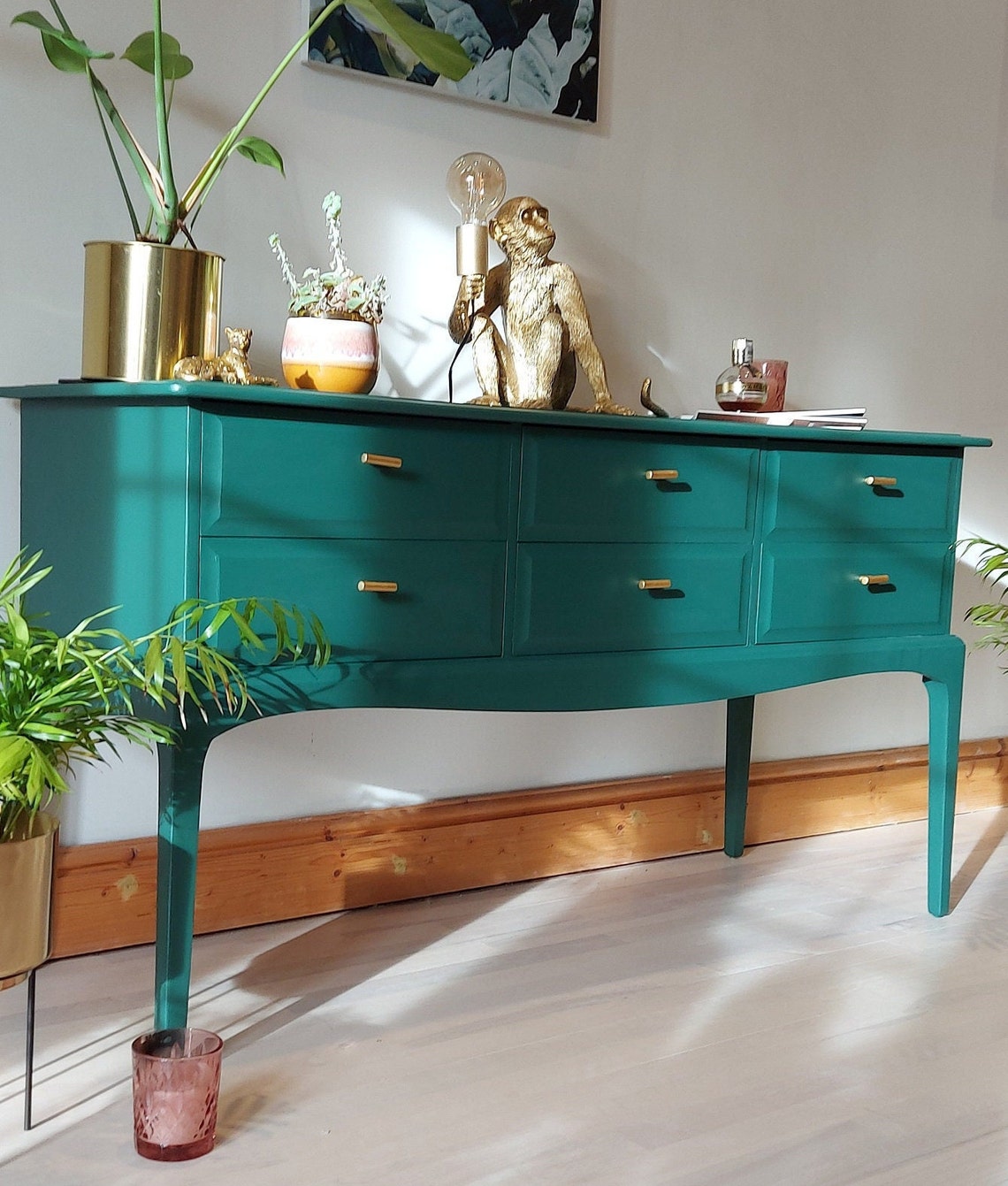 Vintage Stag Minstrel Sideboard Stag Console Table Retro | Etsy UK