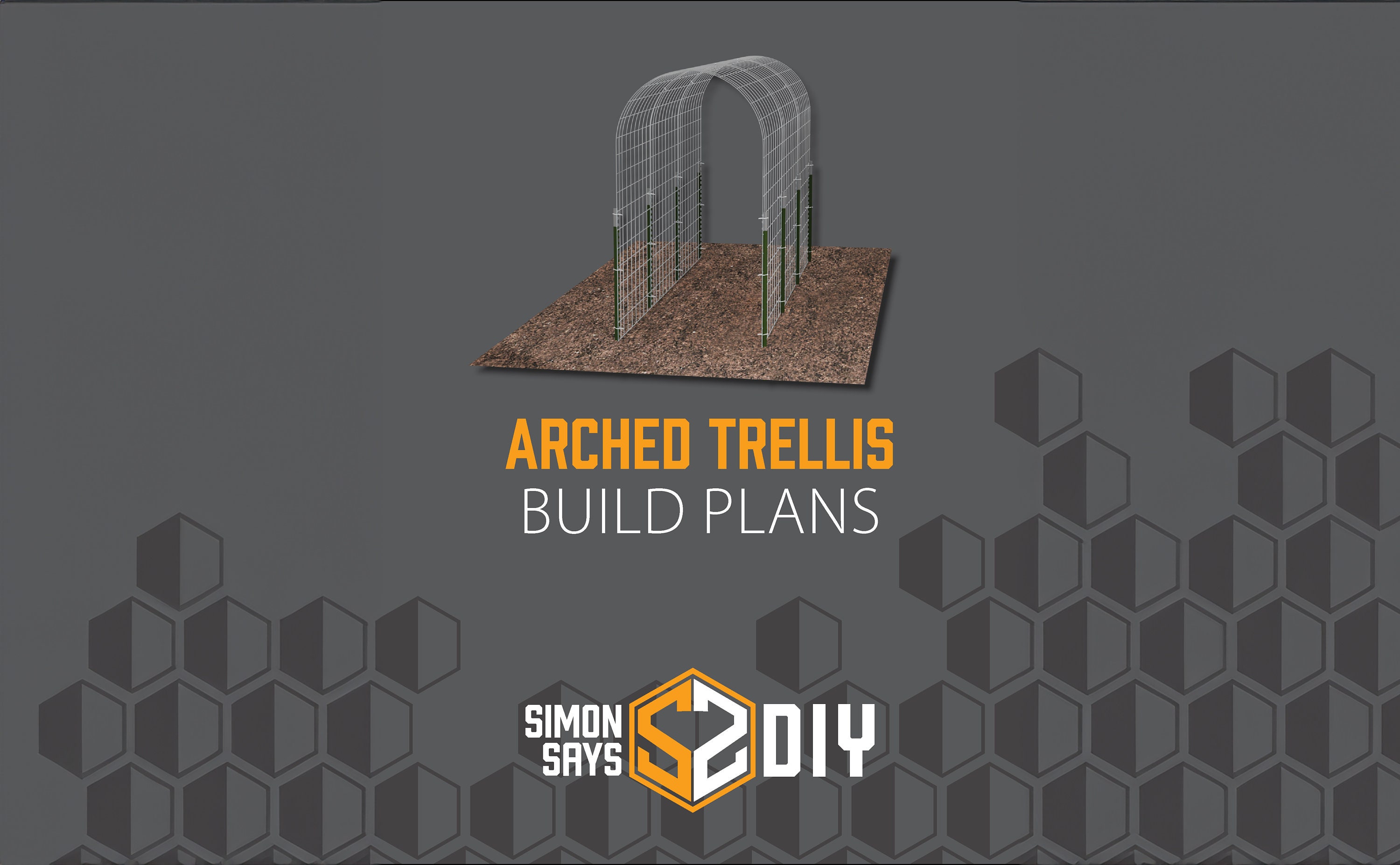 Walk-through Trellis Build Plans - Etsy