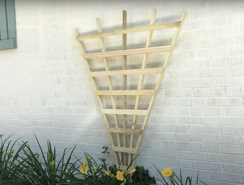 Garden Trellis Build Plans - Etsy