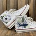 Custom Embroidered Converse High Tops: Shark Ocean Design - Etsy