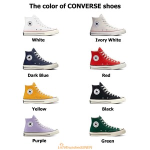 Custom Embroidered Converse High Tops: Wedding Dahlia Sneakers - Etsy