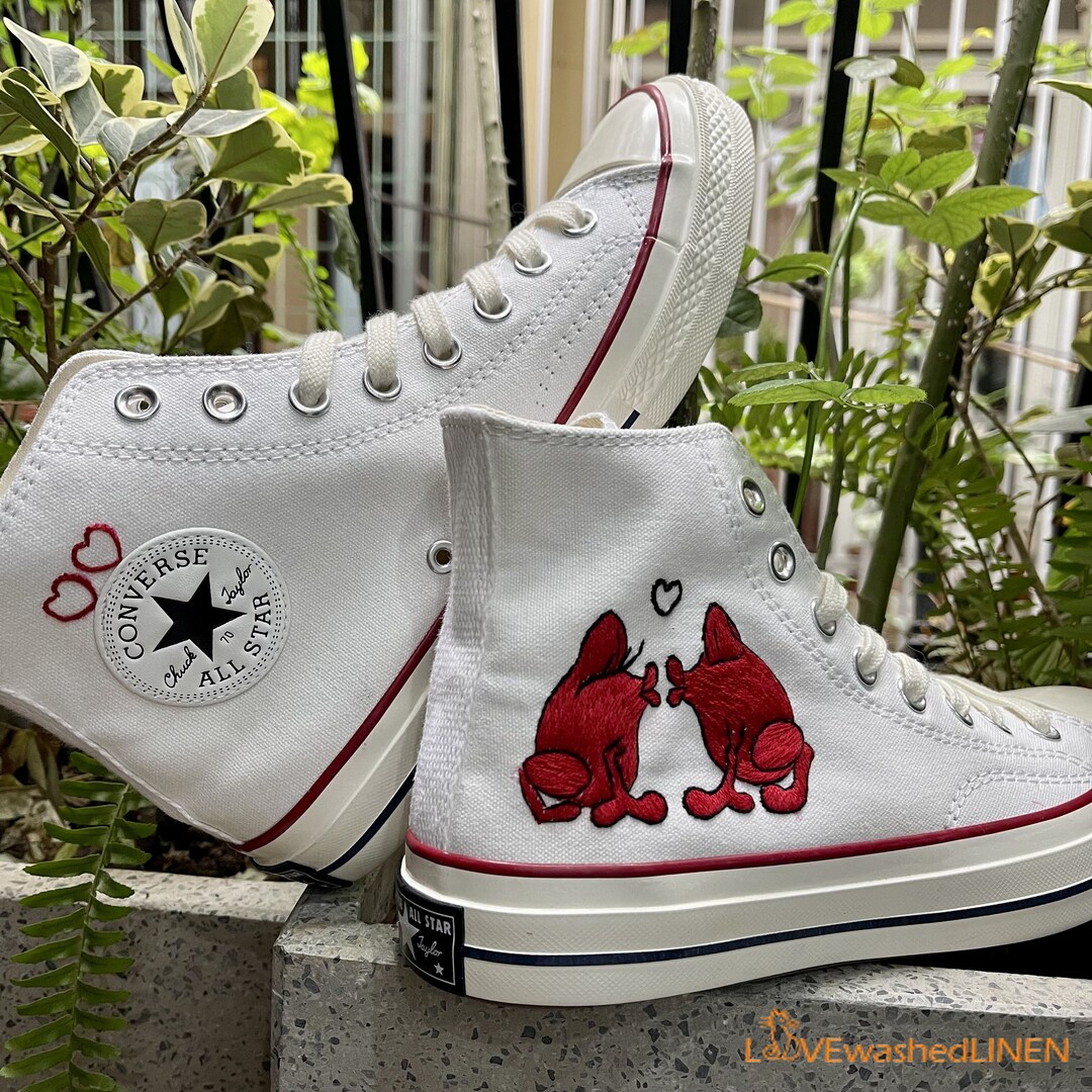 Custom Converse Chuck Taylor/ Frogs Embroidered Converse Shoes/ Frogs ...