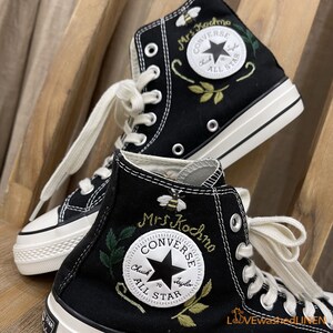 Custom Converse Chuck Taylor Embroidered/ Ghost Embroidered Converse ...