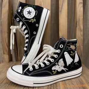 Custom Converse Chuck Taylor Embroidered/ Ghost Embroidered Converse ...