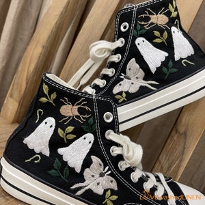 Custom Converse Chuck Taylor Embroidered/ Ghost Embroidered Converse ...