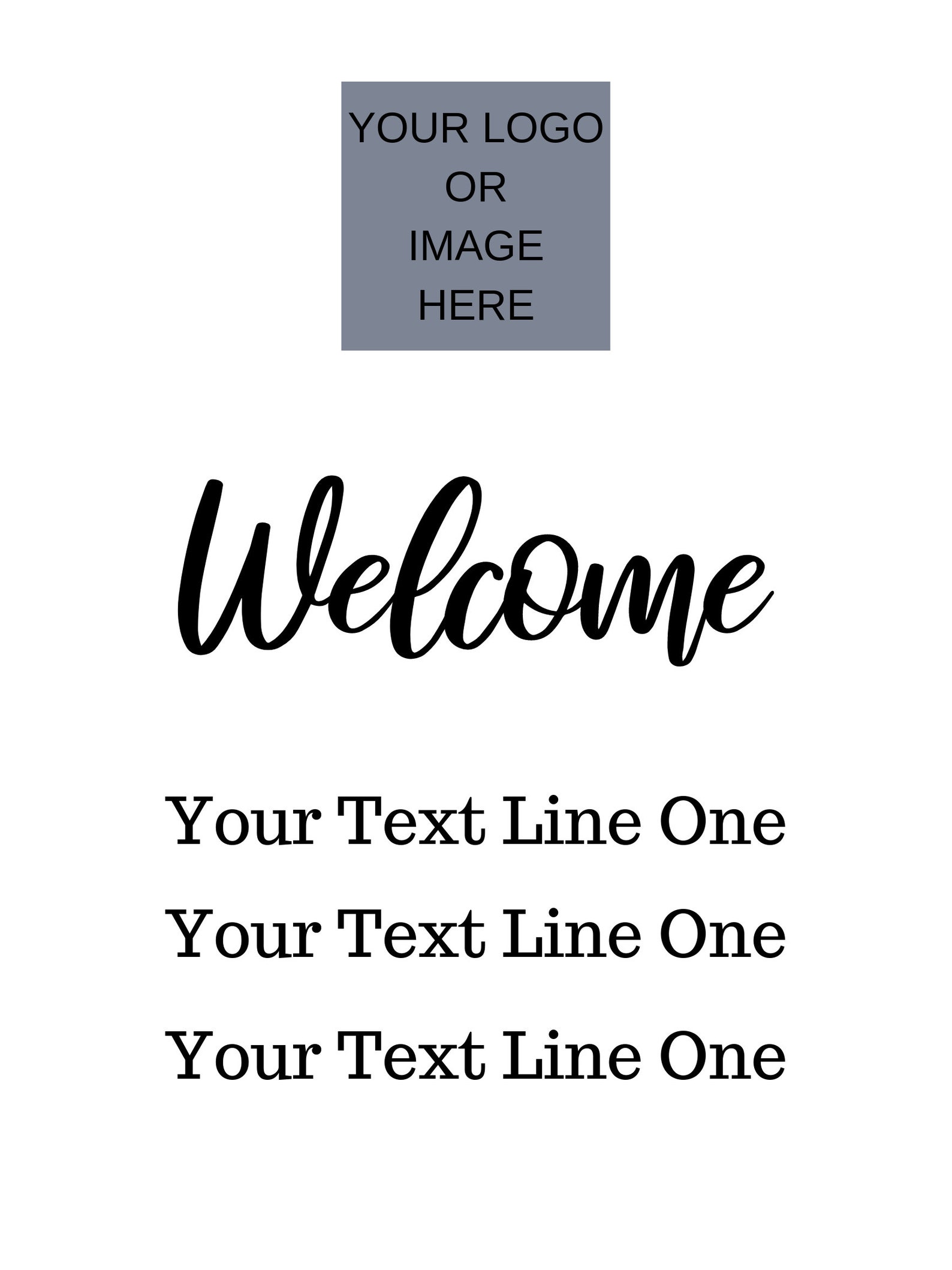 Custom Printable Meeting Event Welcome Sign - Etsy