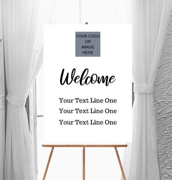 Custom Printable Meeting Event Welcome Sign - Etsy