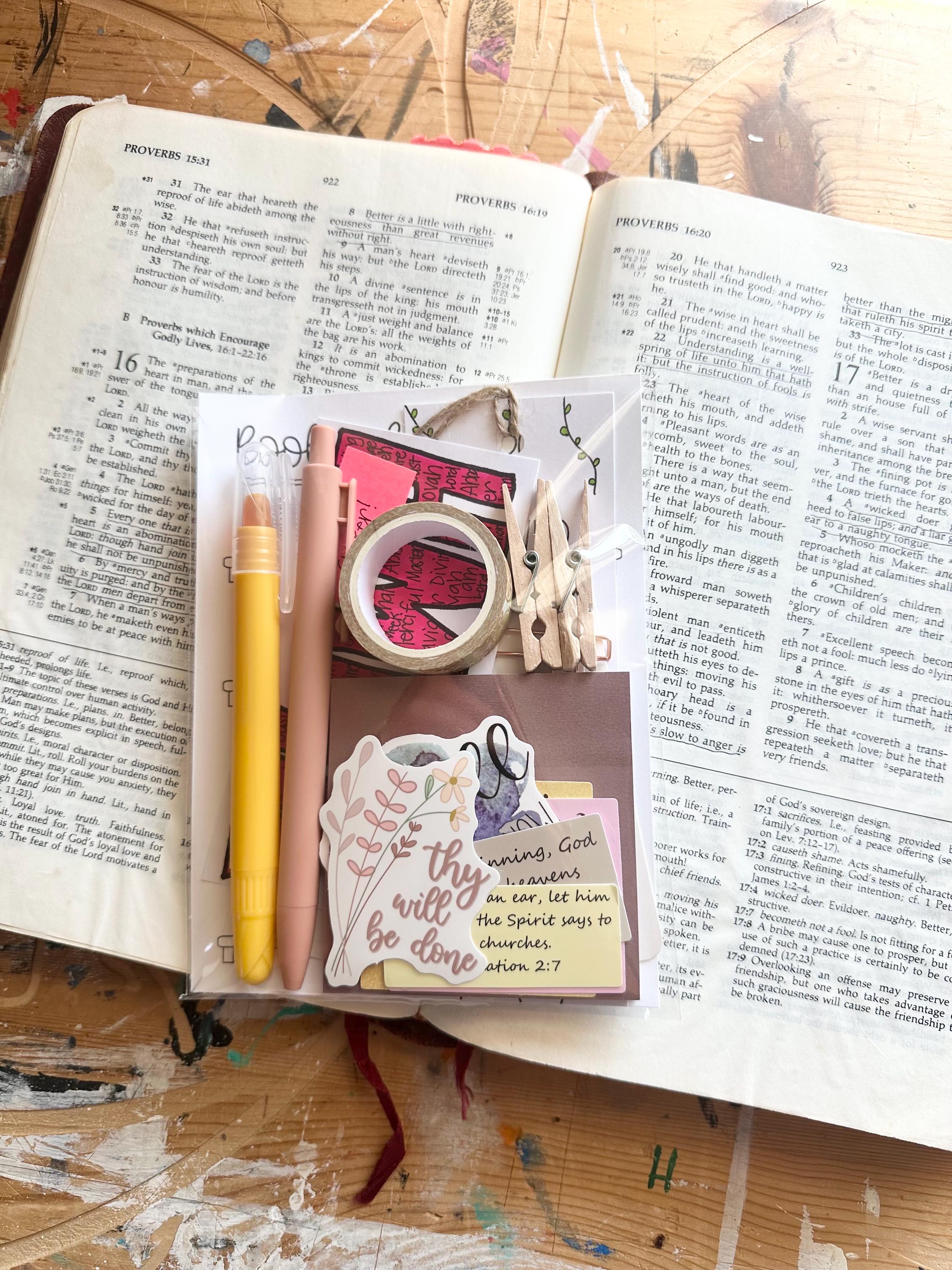 Bible Grab Bag, Bible Accessories, Faith Based Bible Study, Christian ...