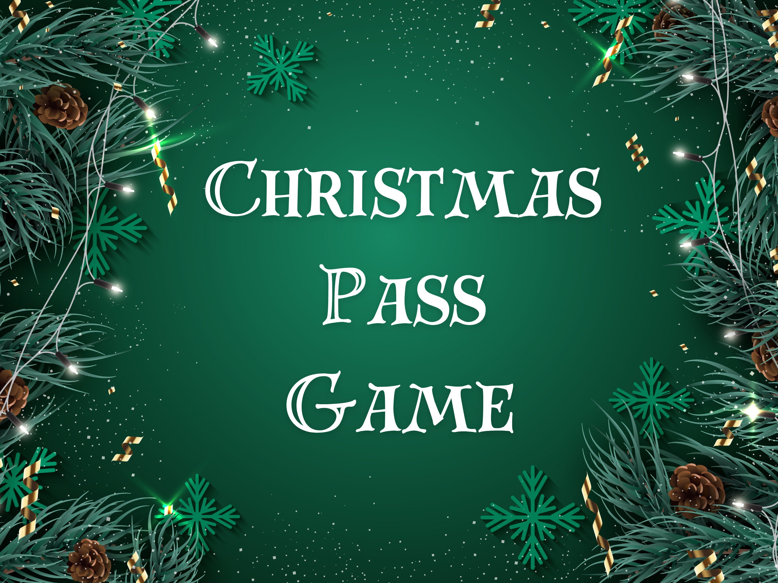 Party Pass Christmas, Group Unwrapping Game, Christmas Party Game ...