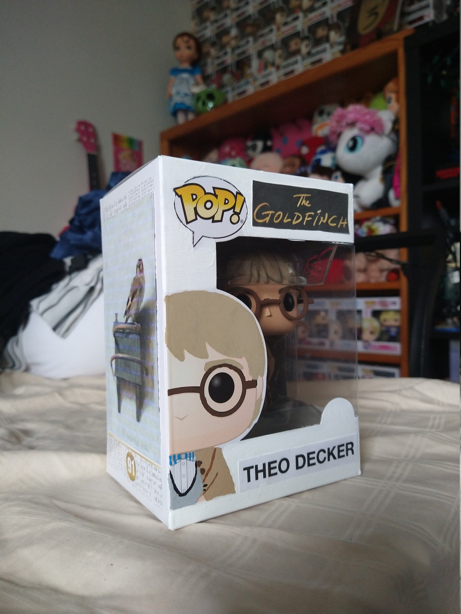 Theo Decker Custom Funko Pop The Goldfinch | Etsy