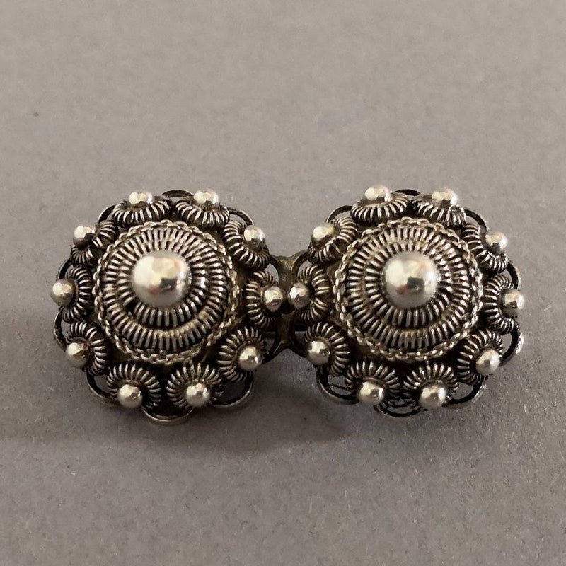 Button Brooch - Etsy