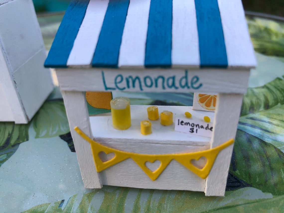 Tiny Lemonade Stand Craft Kit Handmade Ornament Cheery - Etsy Australia