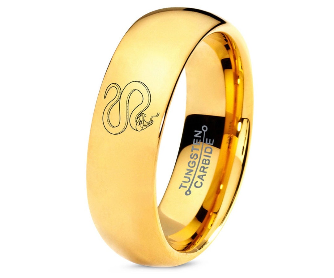 Anaconda Snake Ring 7mm Ring Tungsten Carbide Wedding Band - Etsy