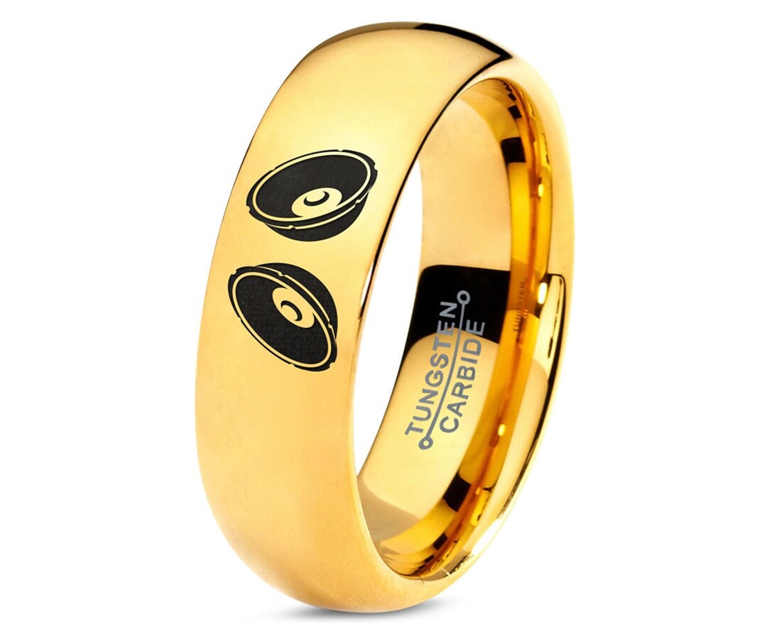 Mini Multimedia Ring, Speaker Ring, Gold Wedding Rings Men, Tungsten ...