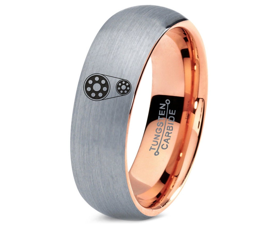 Motor Wheel Ring Ribbon Spinning Ring Pure Silver Rings - Etsy