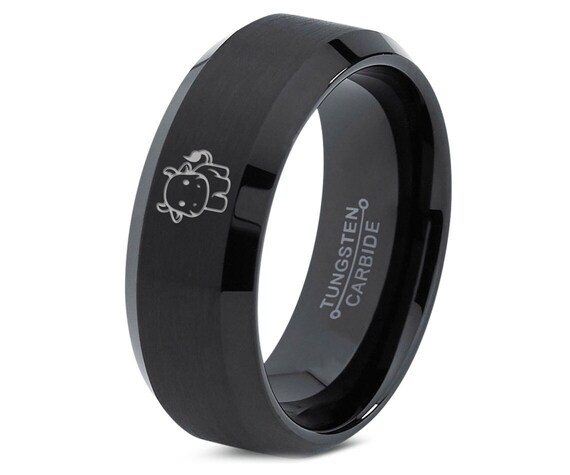 Cow Calf Ringmens Wedding Bandsmatching Rings for Couples - Etsy