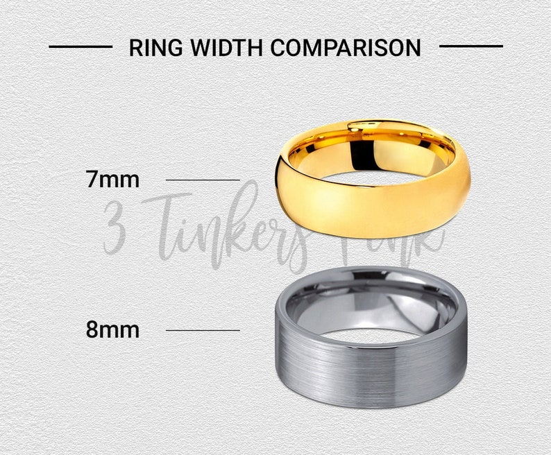 Golf Ball Tee Club Ring, Mens Wedding Band Black, Awesome Tungsten Ring ...