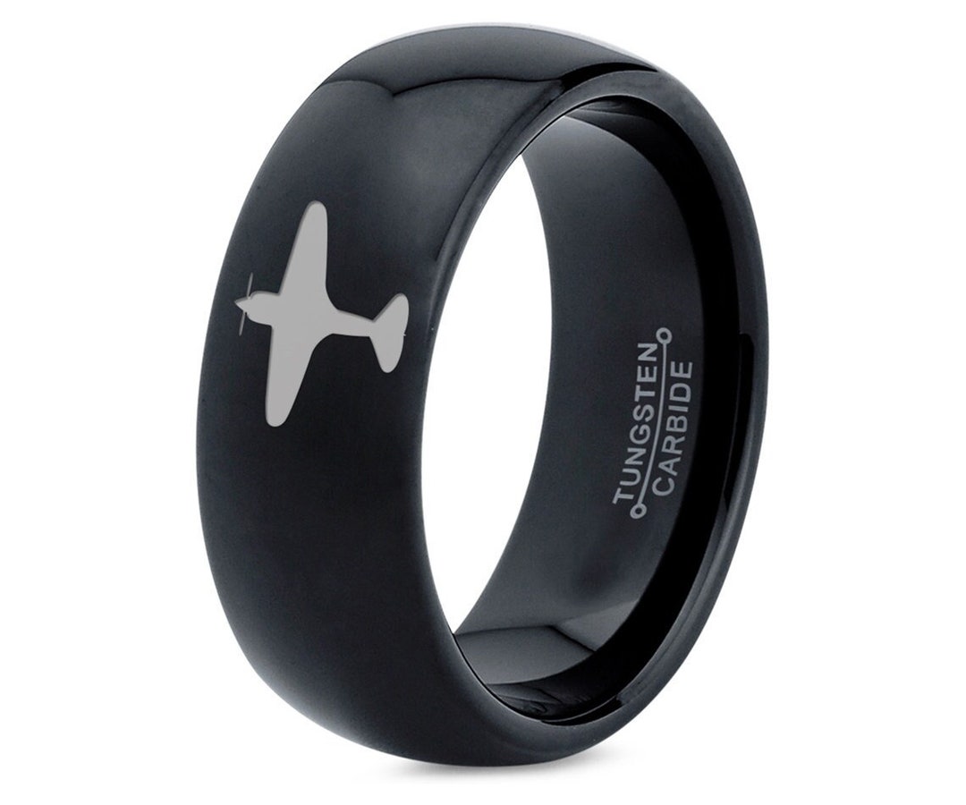 Air Drive Biplane Aircraft Ring, Women's Wedding Bands, Mens Ring ...