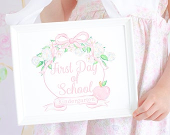 Pink Teacher Favorite Things Watercolor Get to Know the Teacher ...