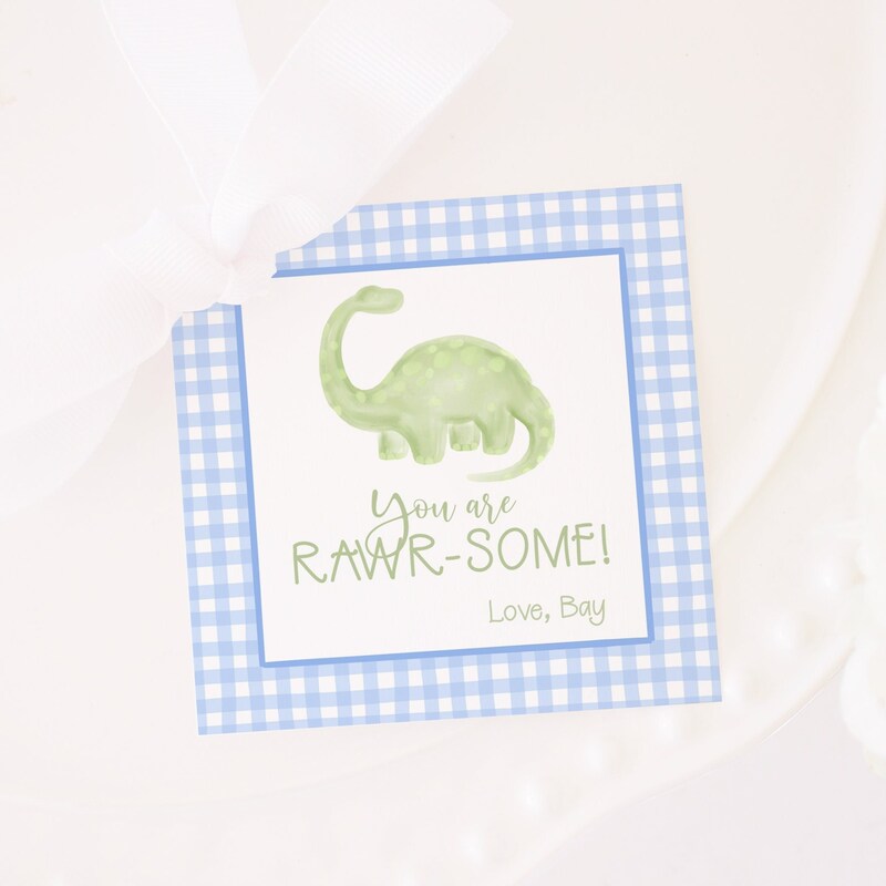 Dinosaur Valentine - Etsy