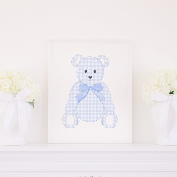 Teddy Bear Print - Etsy